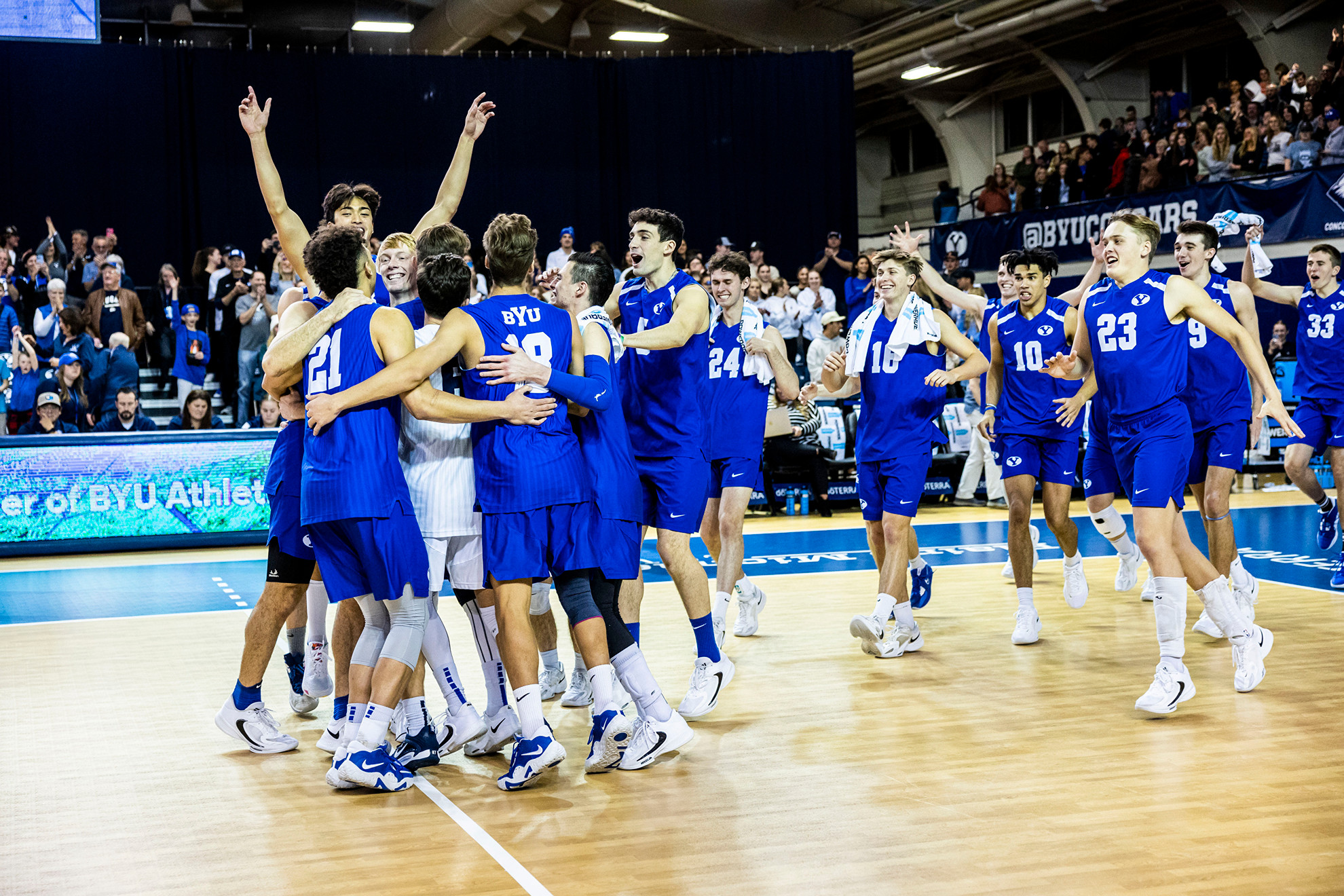 No. 13 BYU sweeps Fairleigh Dickinson for second consecutive night ...