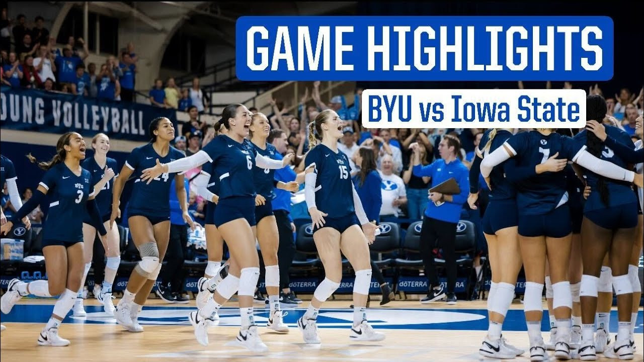 BYU Women's Volleyball vs Iowa State | Full Game Highlights (October 20 ...