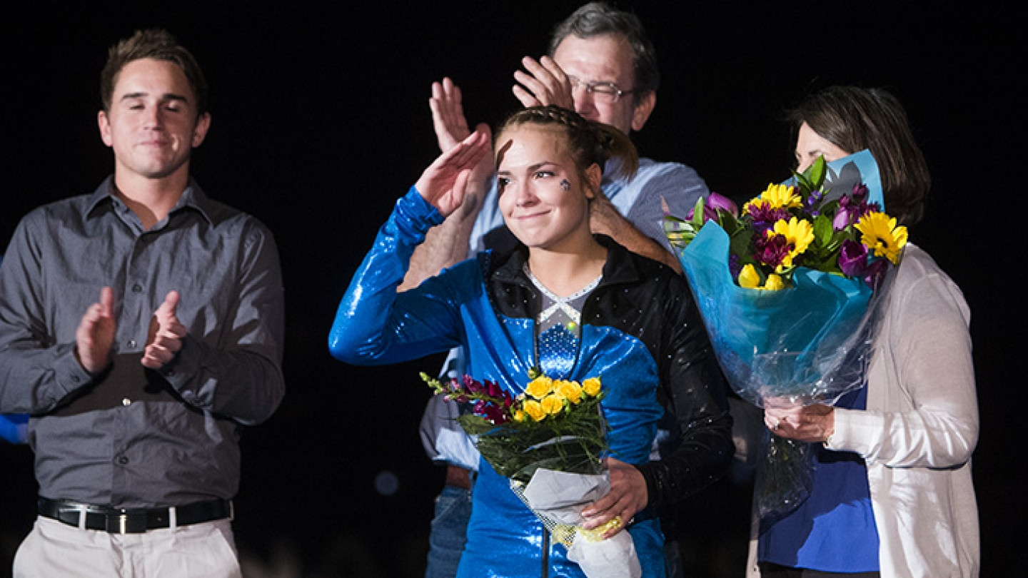 Hatch earns all-around on senior night in win over UW - BYU Athletics ...