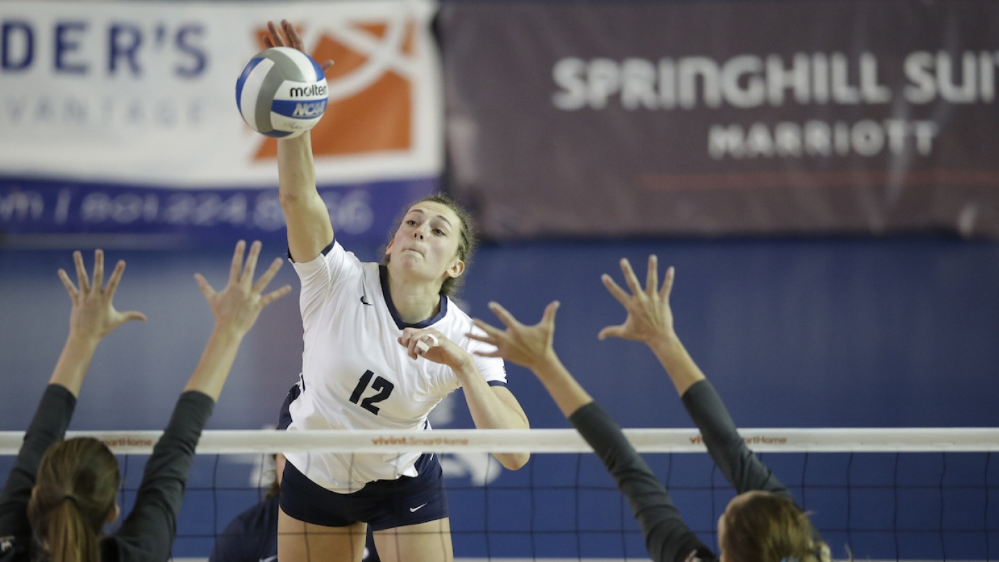Jones-Perry, No. 1 BYU defeat Pepperdine in three - BYU Athletics ...