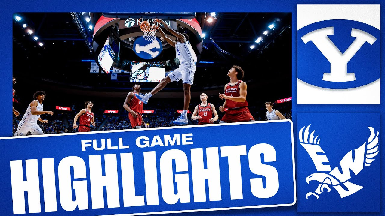 FULL GAME HIGHLIGHTS | BYU vs Eastern Washington | Men's Basketball ...