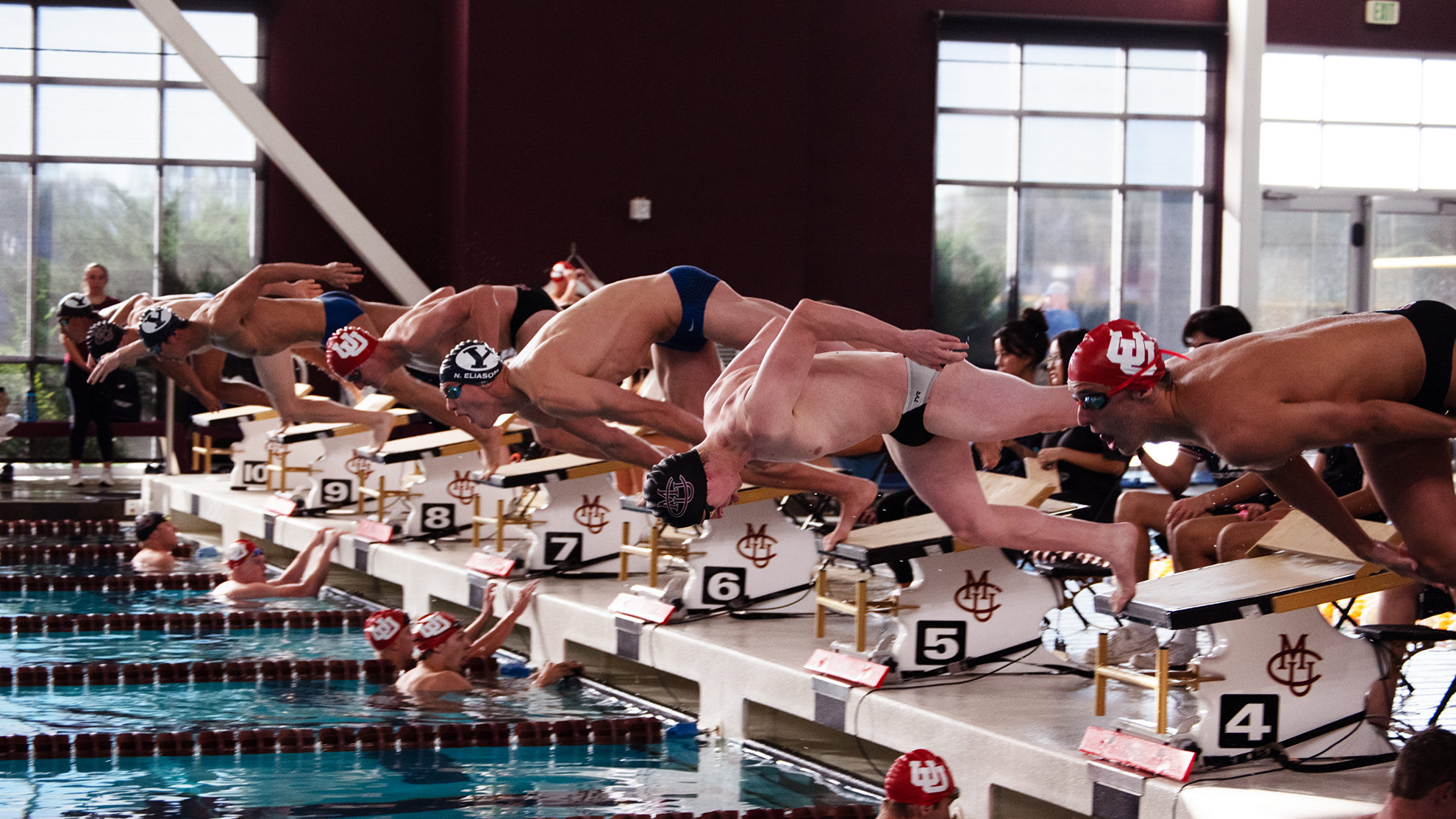 Men's swim and dive dominates opening day in Grand Junction - BYU ...