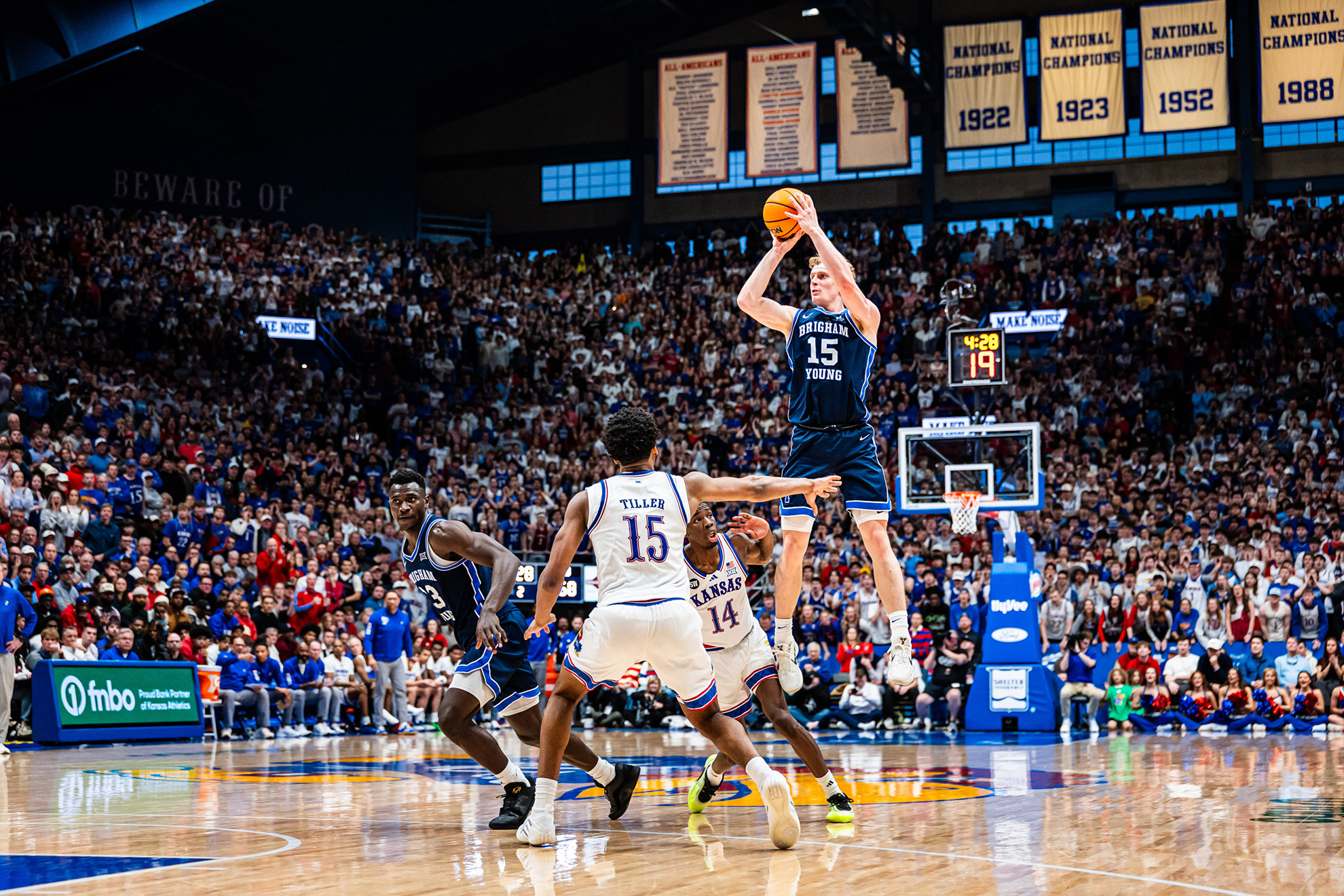 Saunders named to Big 12 Starting Five - BYU Athletics - Official ...