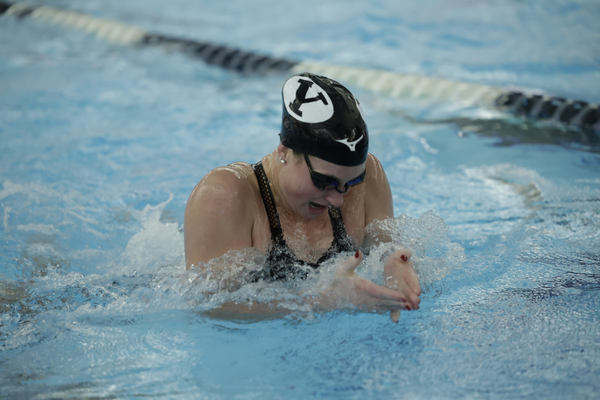 Women’s swim sets two pool records on day one versus Utah - BYU ...