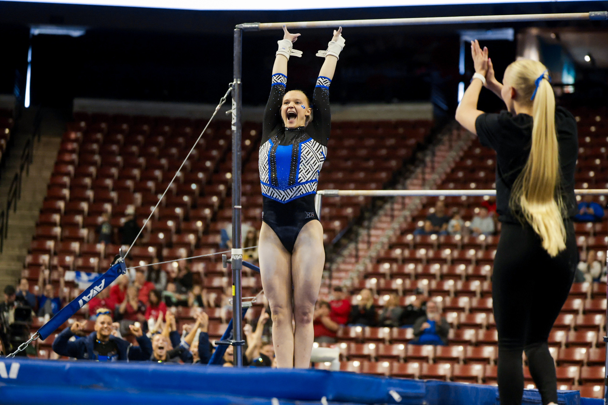 BYU scores 196.275 at First Session of Big 12 Gymnastics Championship ...