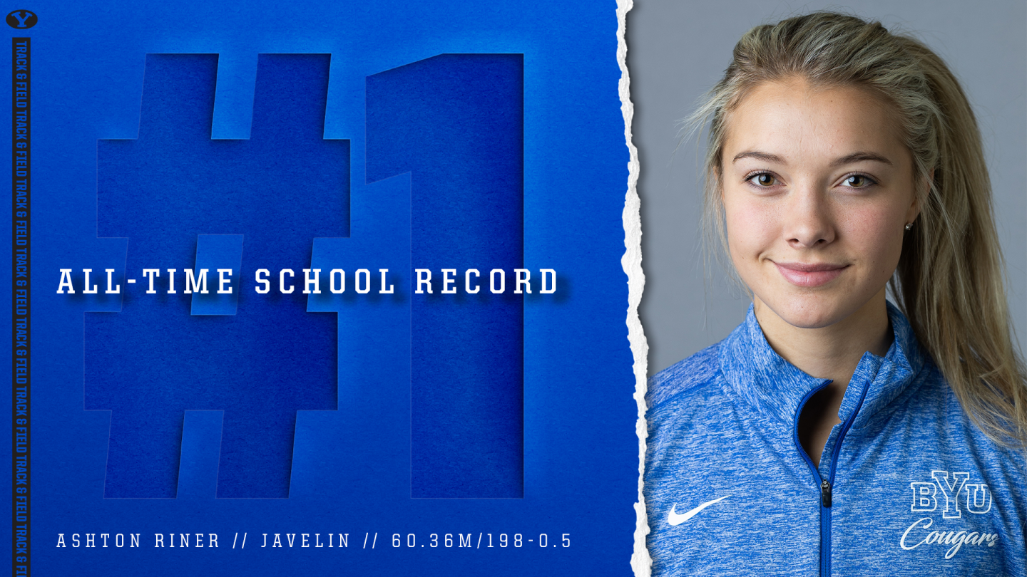 Riner rises atop national javelin rankings as Robison Invitational ...