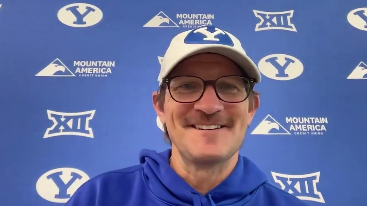 Aaron Roderick | BYU Football | Media Availability | Spring Practice ...