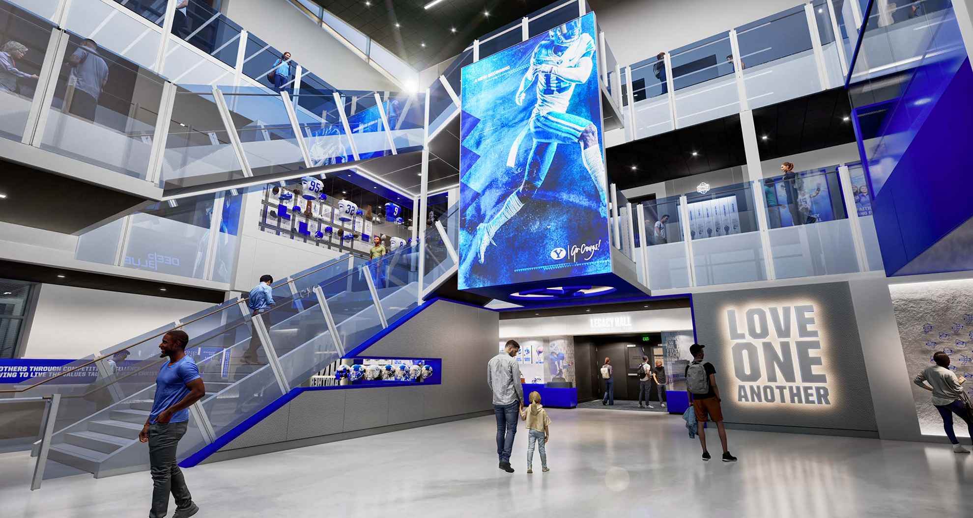 Legacy Hall Renovation Underway - BYU Athletics - Official Athletics ...