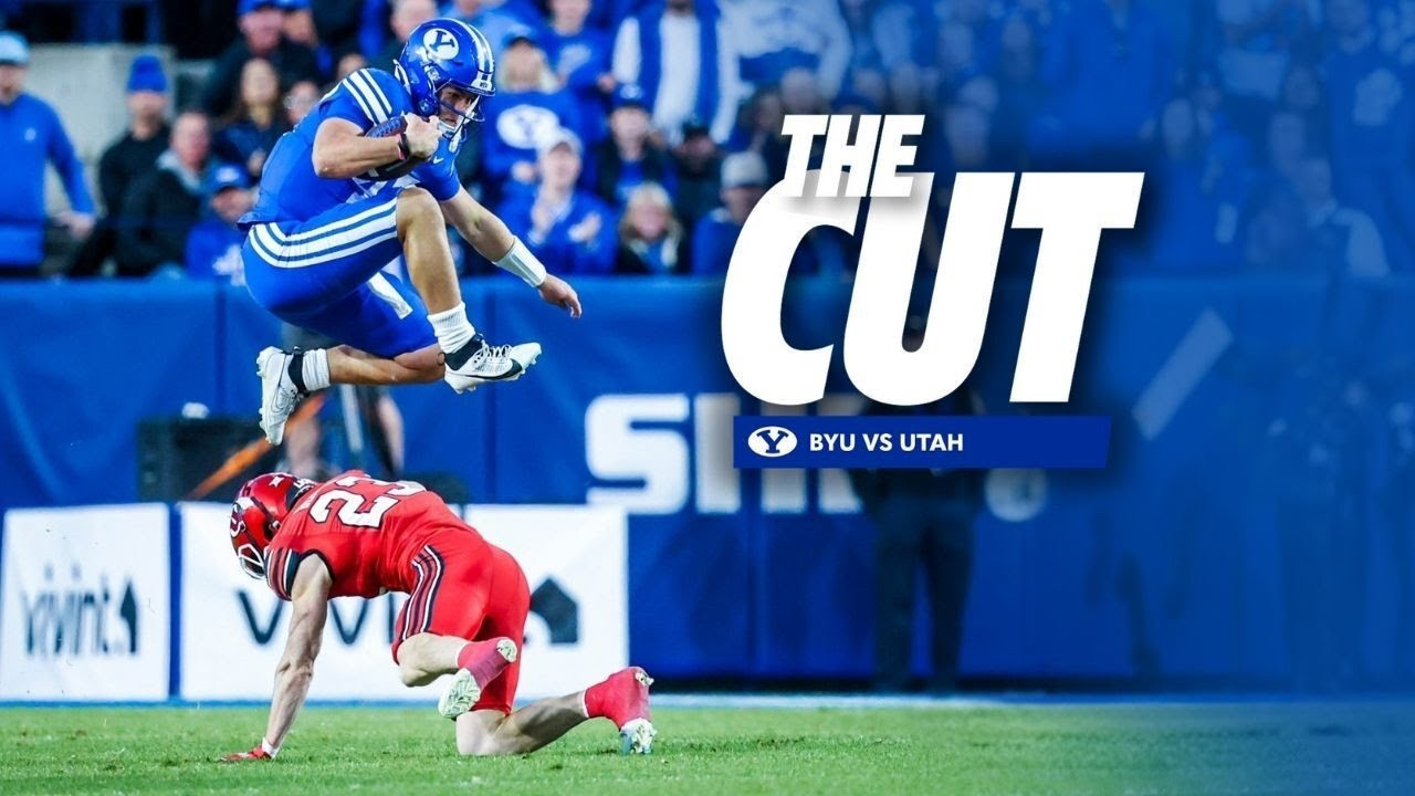THE CUT: Utah | Cinematic Full Game Highlights | BYU FOOTBALL - BYU ...