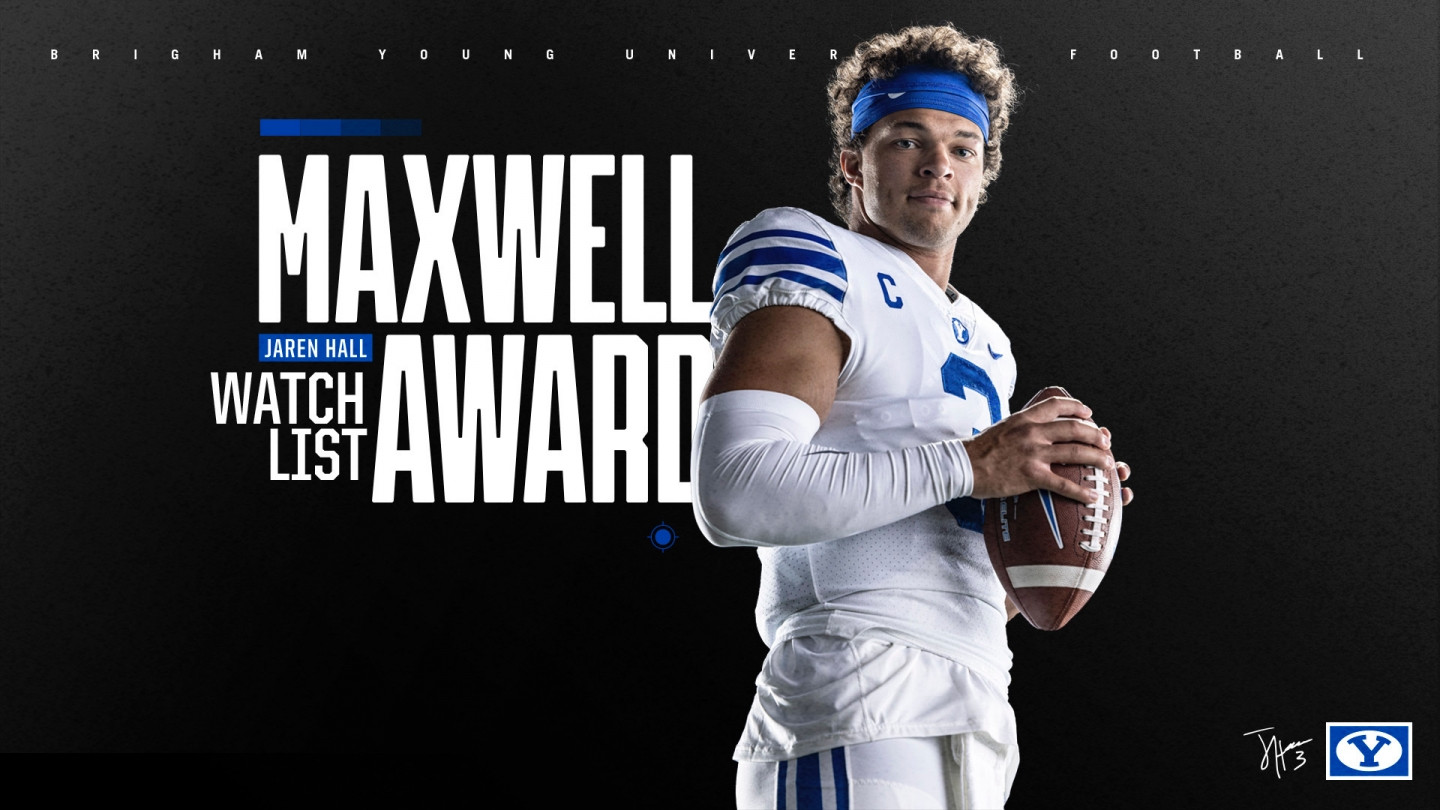 Hall named to watch list for prestigious Maxwell Award - BYU Athletics ...