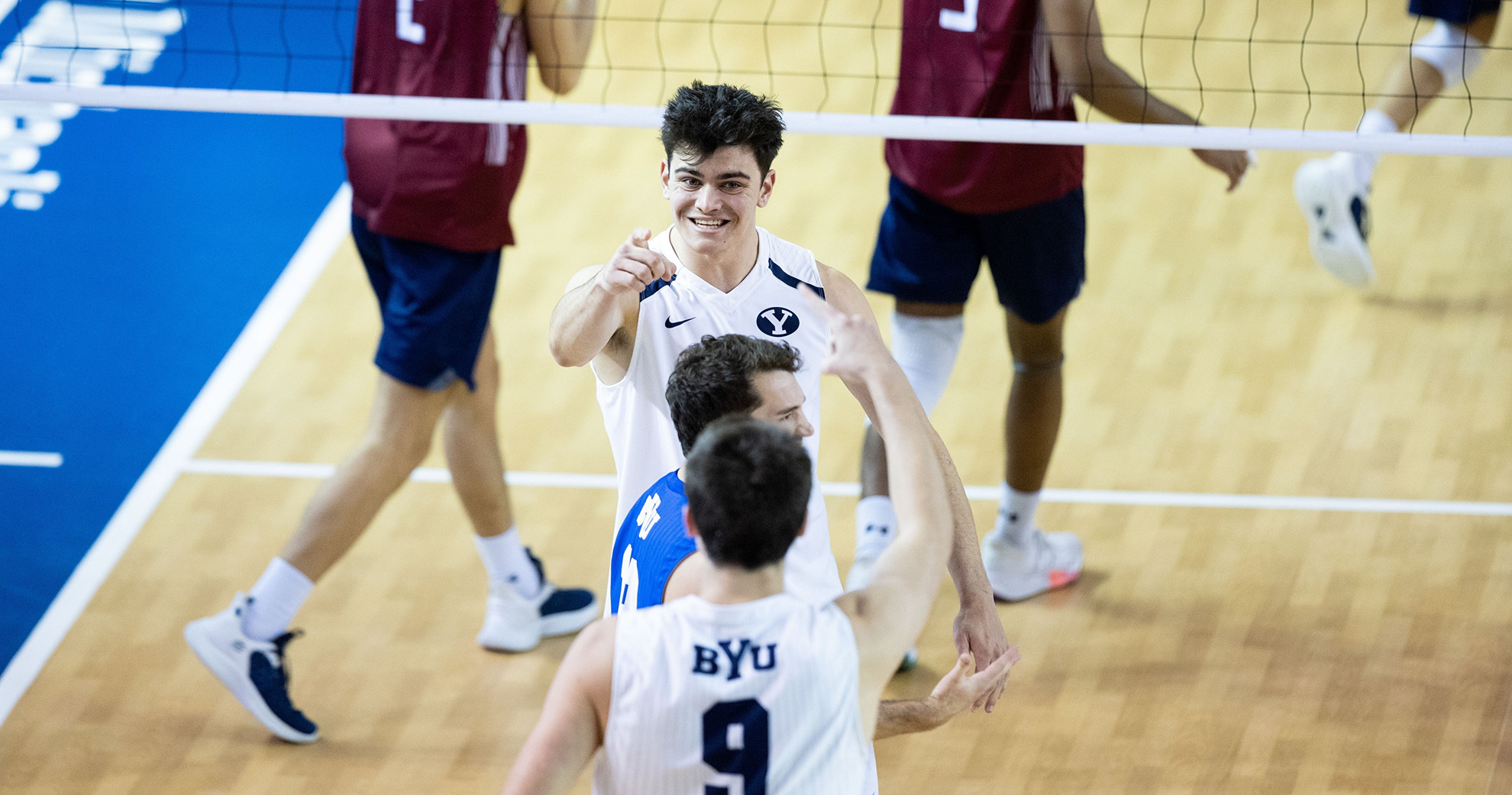 Benson, Browne and Moser lift BYU to a 3-0 win over Fairleigh Dickinson ...