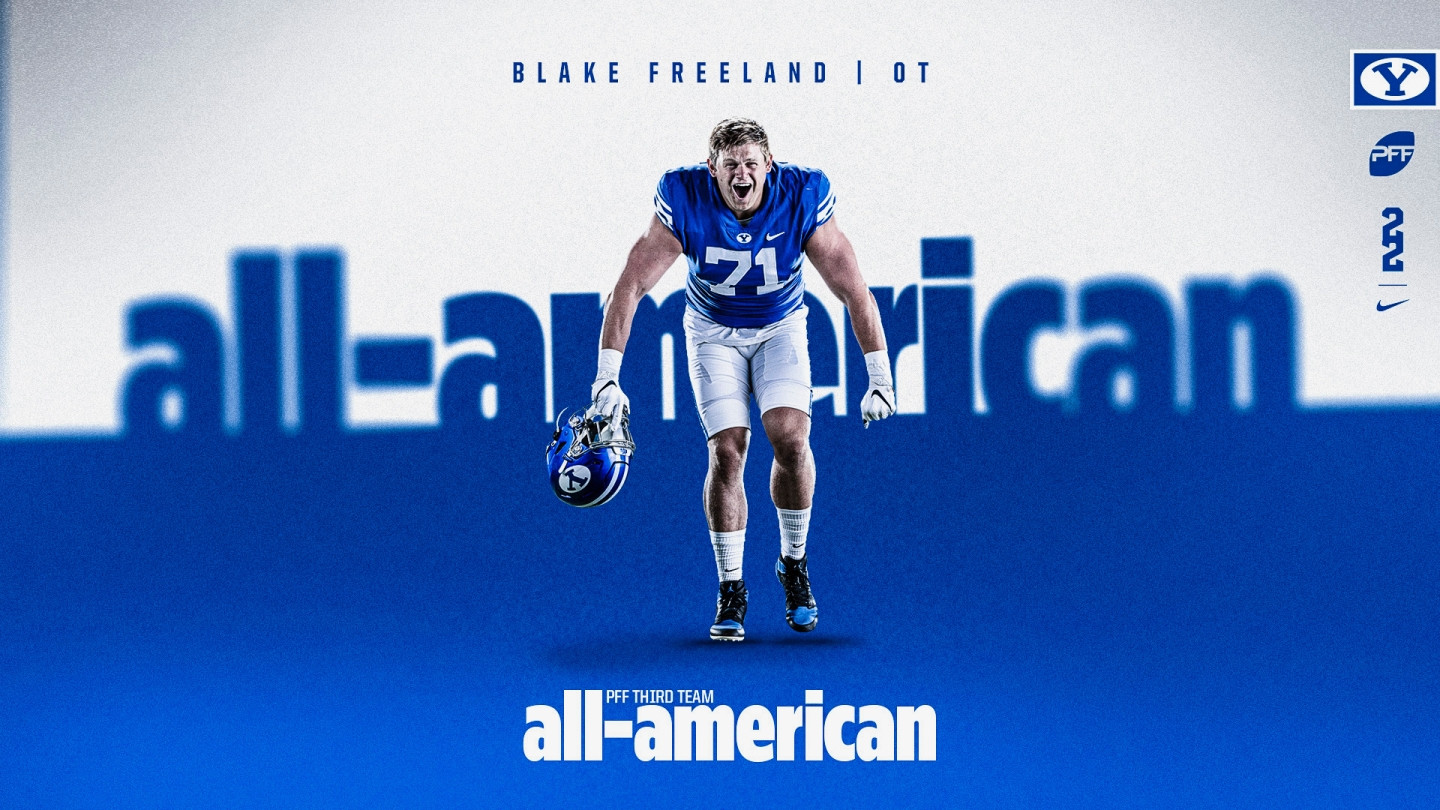 Freeland named All-American by Pro Football Focus - BYU Athletics ...