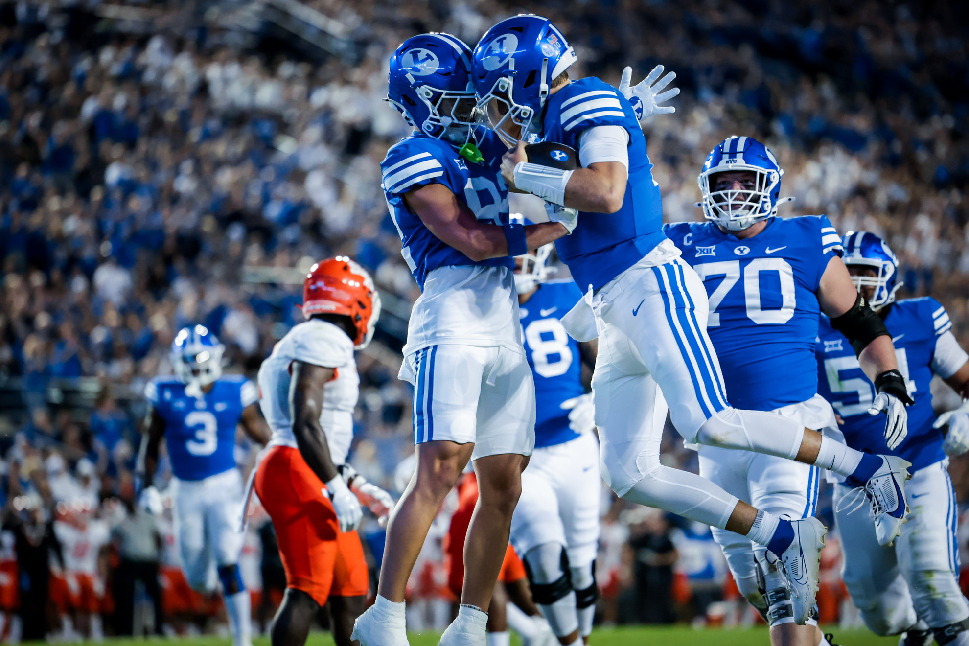 BYU opens Big 12 era with shutout victory over Sam Houston - BYU ...