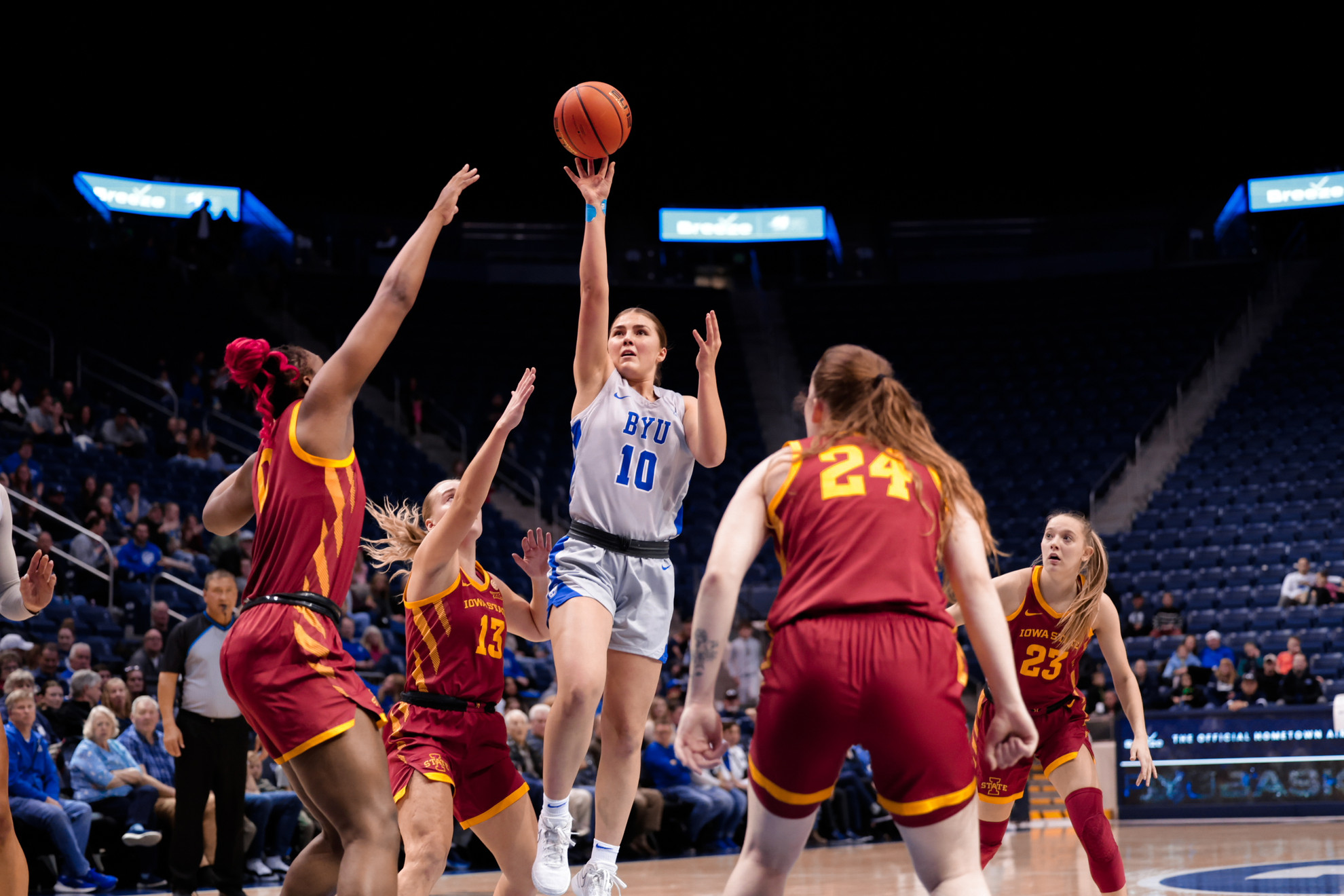 Cougars come up short in 80-75 loss to Iowa State - BYU Athletics ...