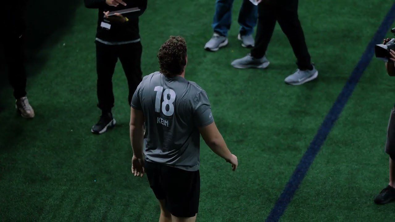 Brayden Keim | BYU Football | Big 12 NFL Pro Day 2025 | March 19, 2025 ...