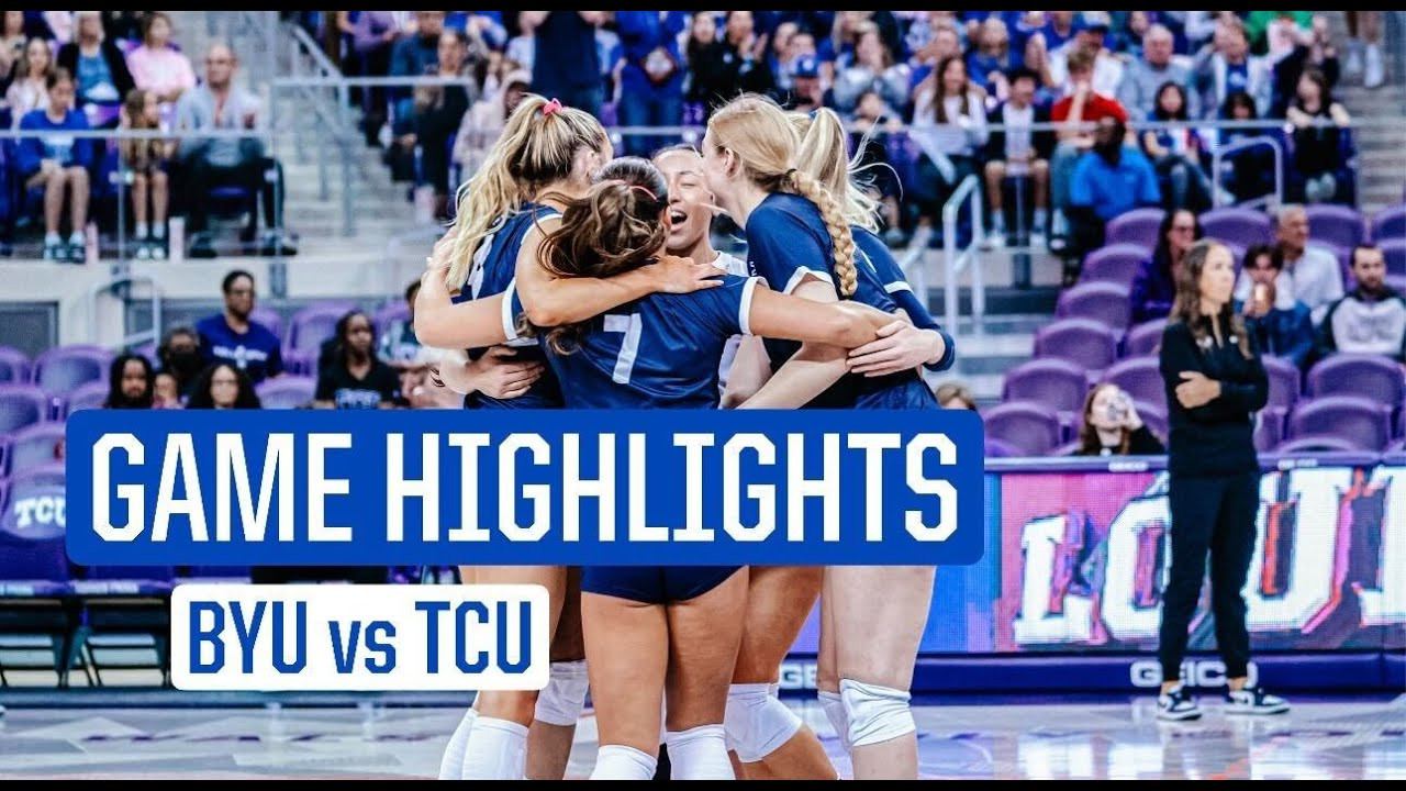 BYU Women's Volleyball vs TCU | Full Game Highlights (2023) - BYU ...
