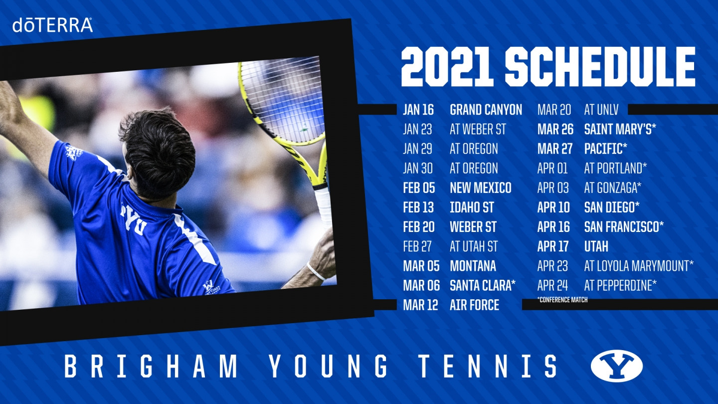 BYU Men's Tennis Set for 2020-2021 Season - BYU Athletics - Official ...