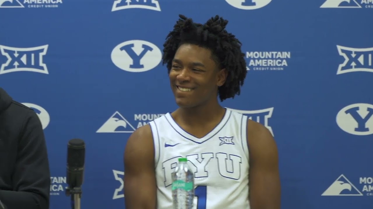 POST-GAME MEDIA | BYU vs Pacific | AJ Dybantsa Tyler Mrus Robert Wright ...