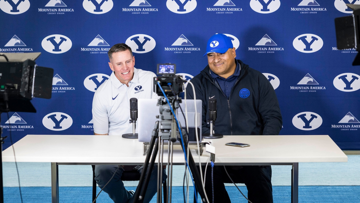 Jay Hill and Kalani Sitake Media Availability - BYU Athletics ...