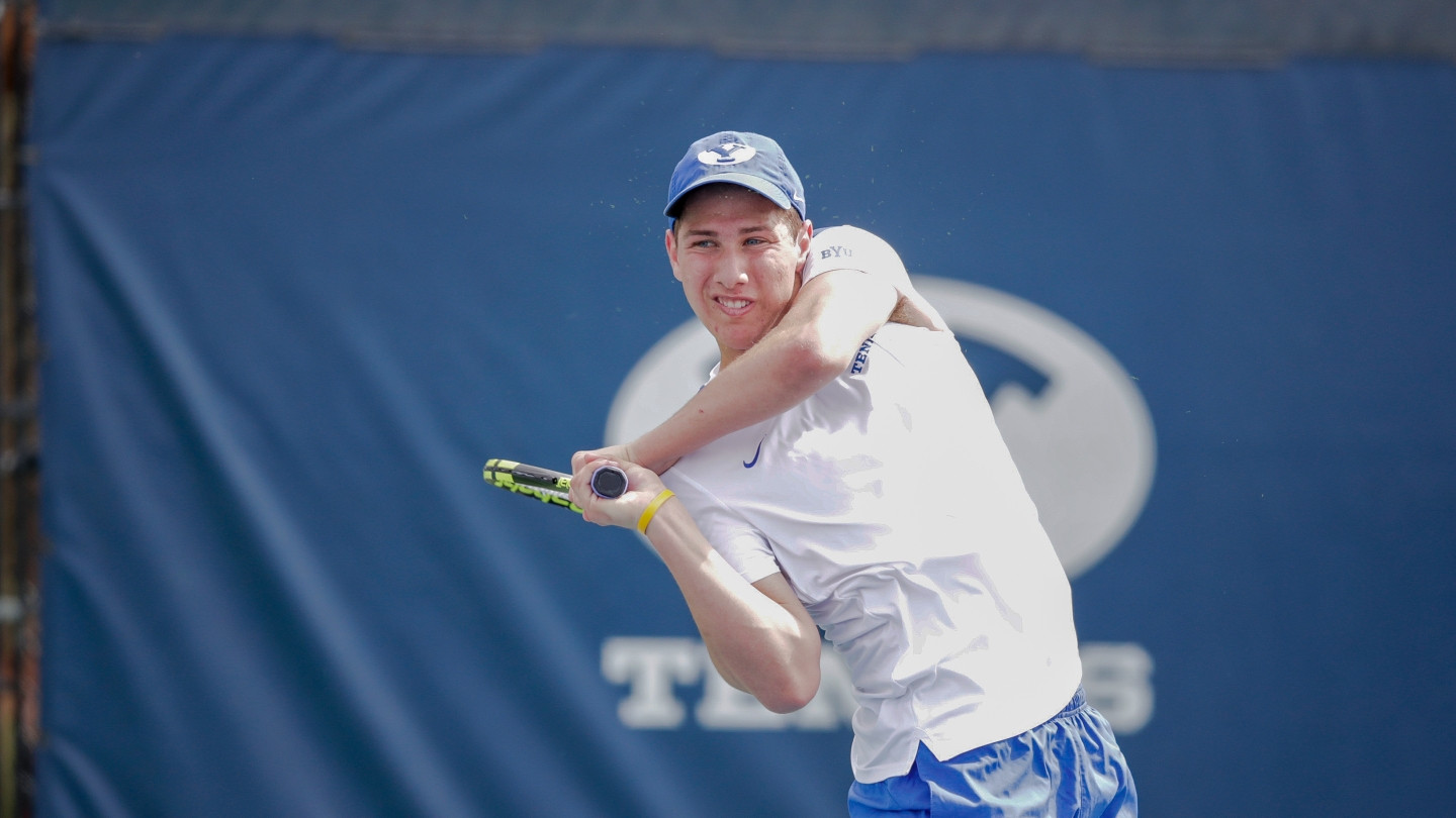 No. 38 BYU men's tennis completes regular season play on the road - BYU ...
