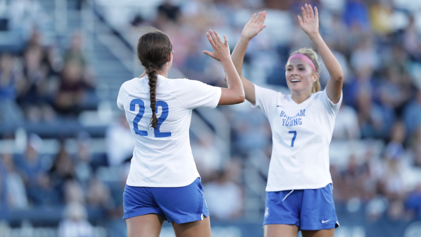 BYU women's soccer begins season with annual blue vs. white scrimmage ...