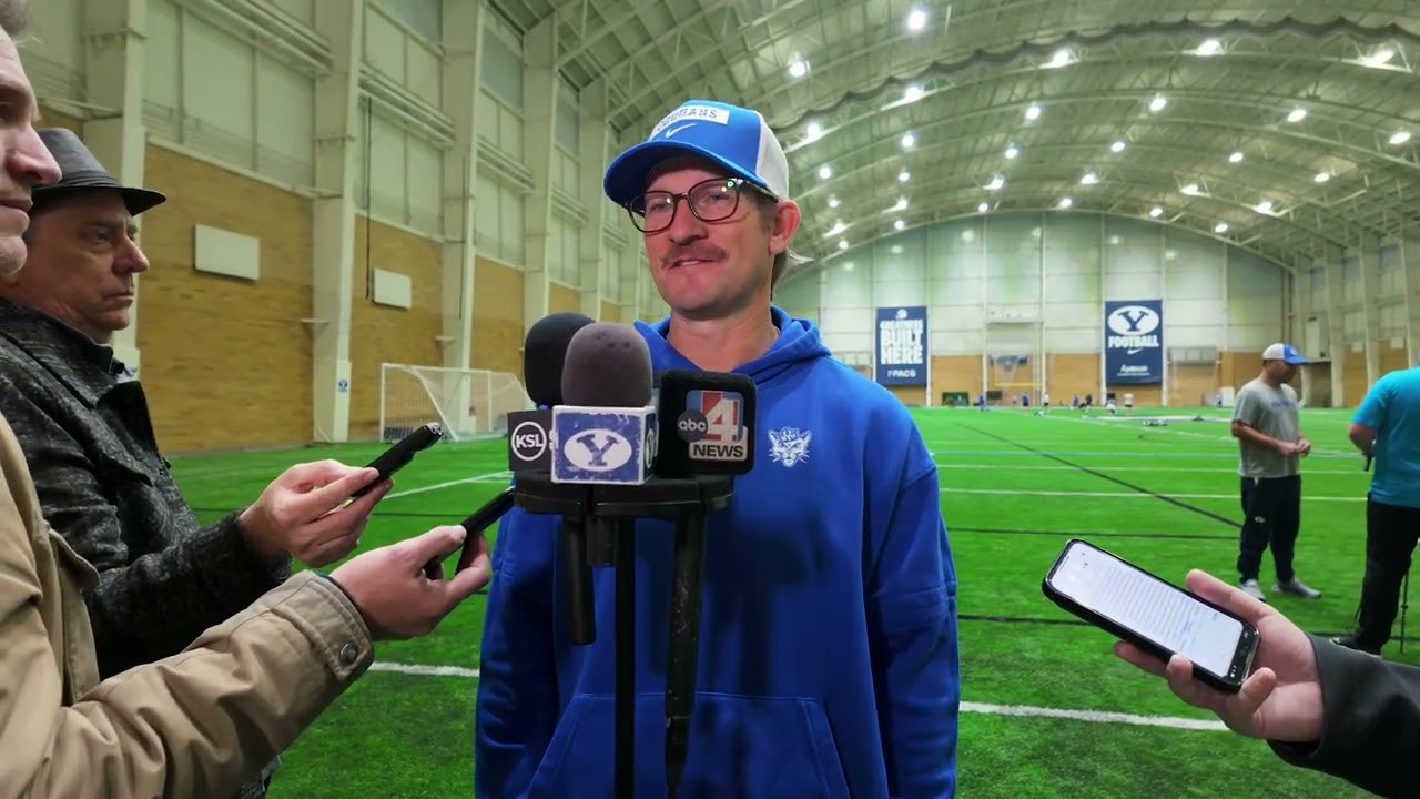 Aaron Roderick | BYU Football | Media Availability | Valero Alamo Bowl ...