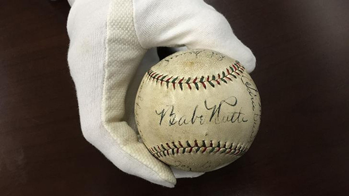 Baseball legends autograph collection on display at Miller Park - BYU ...