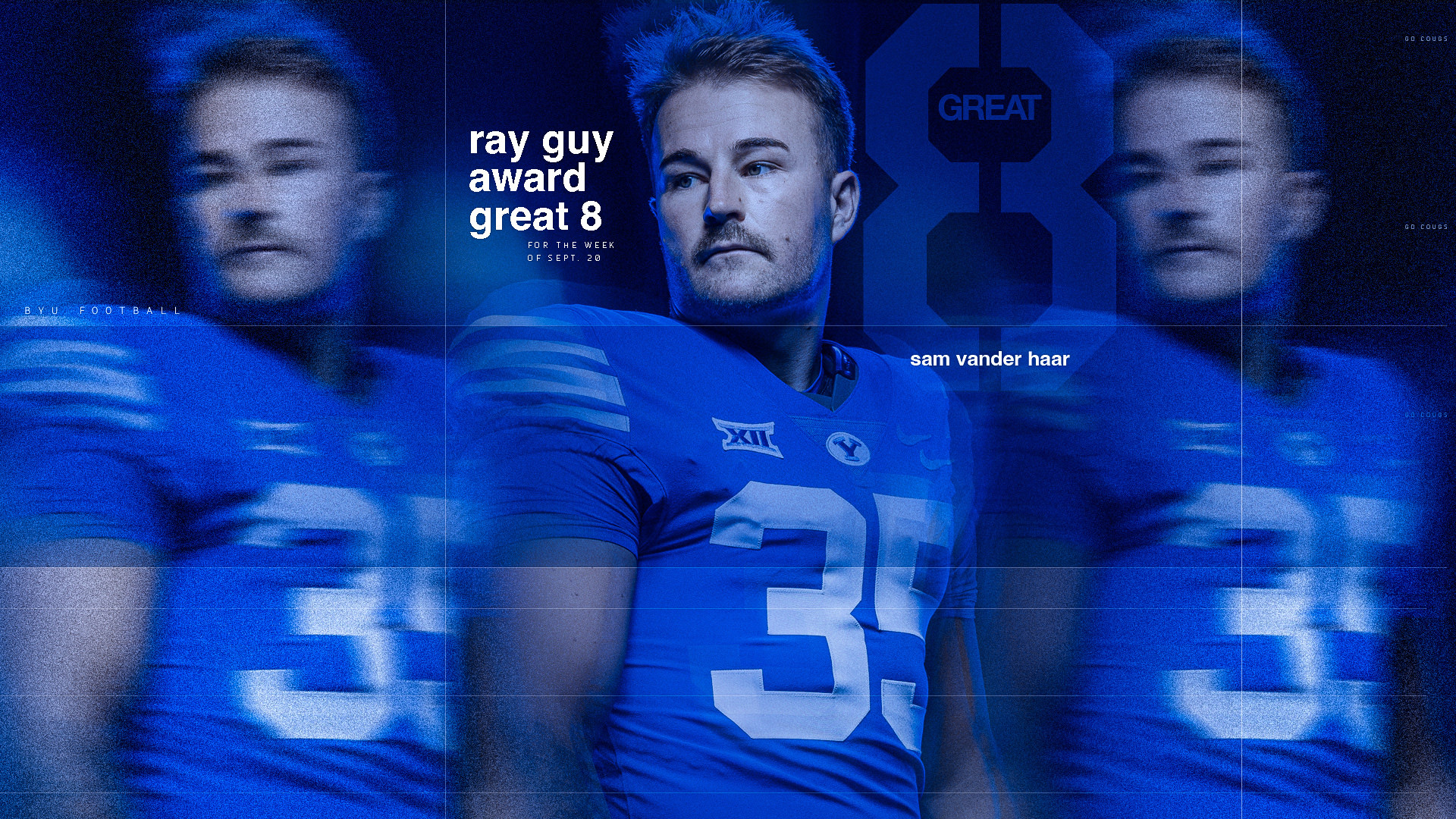 Vander Haar named Ray’s 8 honoree for week four of the season - BYU ...