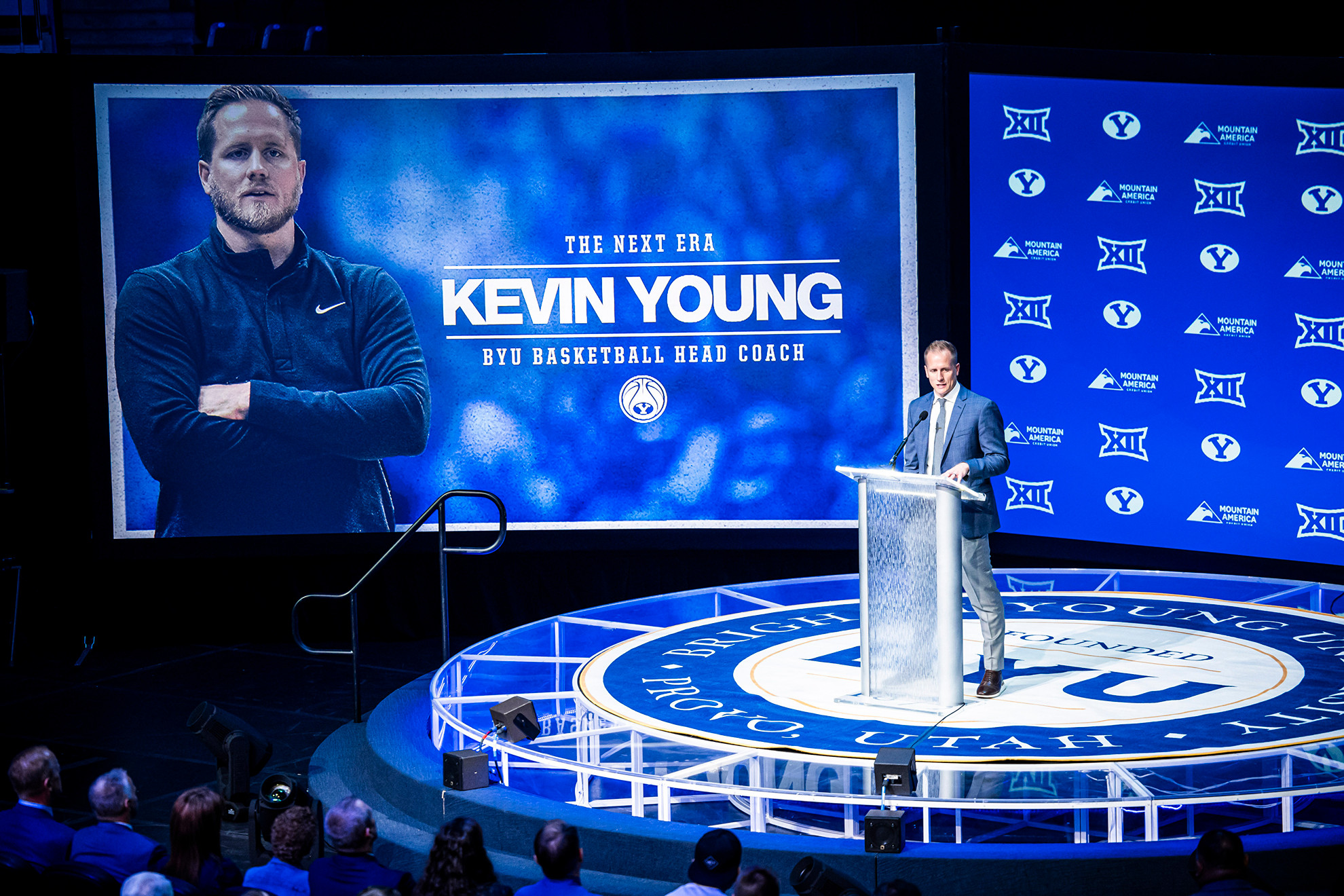 Young introduced as BYU’s head men’s basketball coach - BYU Athletics ...