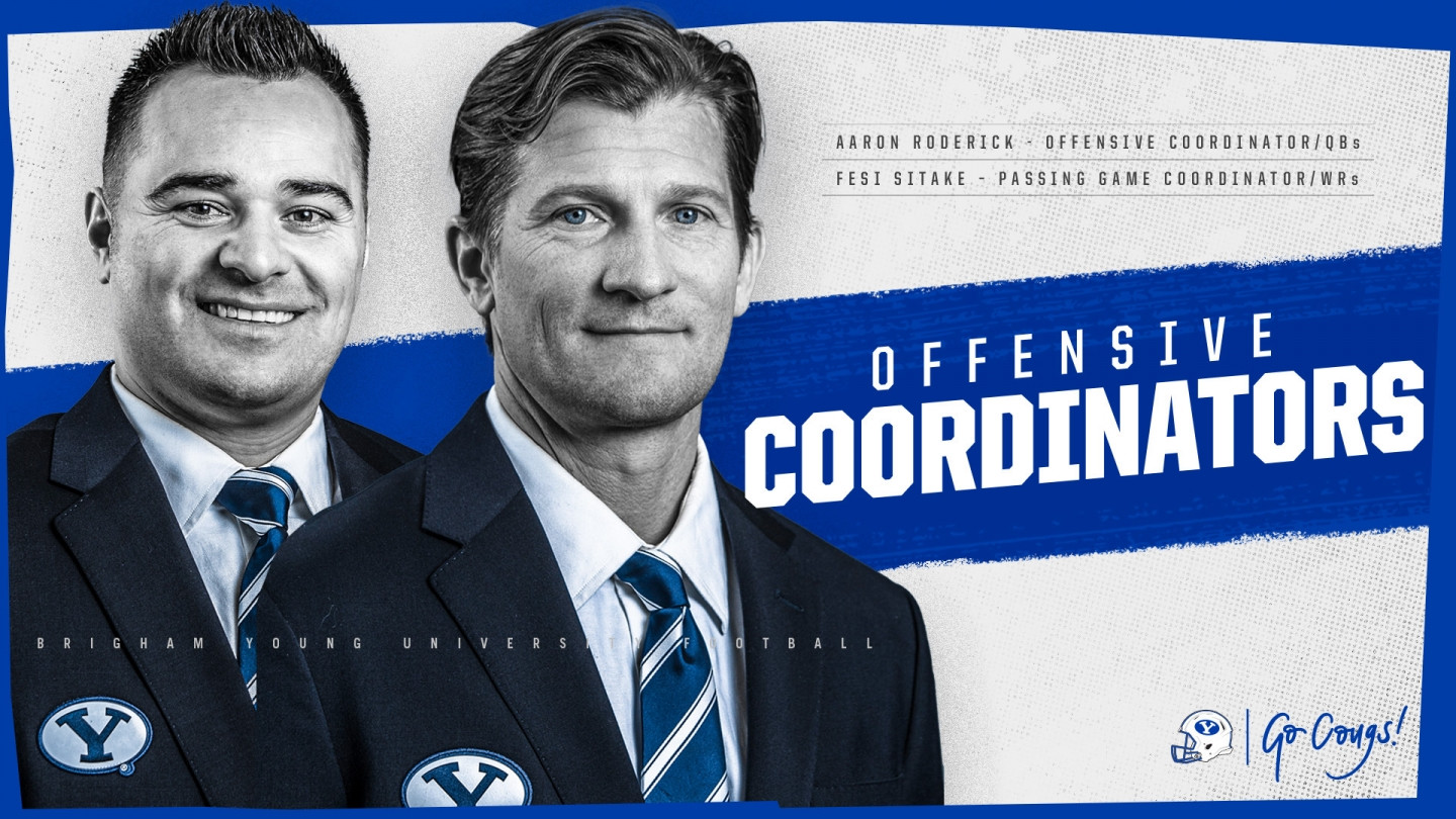 Aaron Roderick named BYU Offensive Coordinator, Fesi Sitake Passing ...