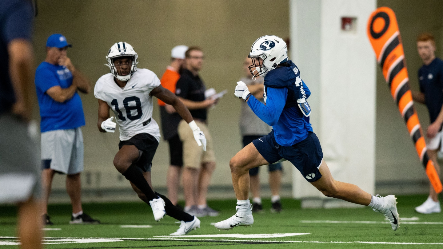 Football rolls on with week three of fall camp - BYU Athletics ...