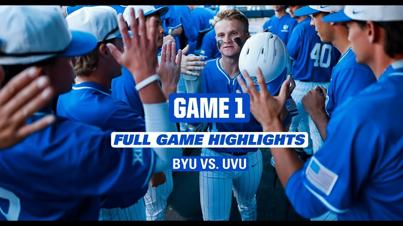 BYU Baseball vs. UVU || GAME 1 || FULL GAME HIGHLIGHTS - BYU Athletics ...