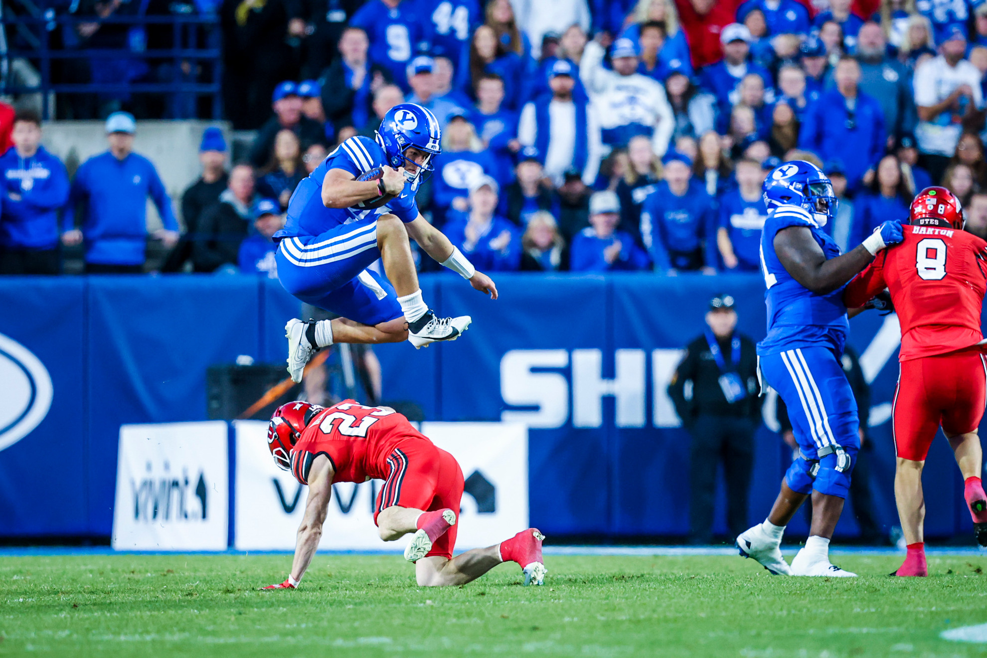 No. 15 BYU stays perfect with 24-21 rivalry win over No. 23 Utah - BYU ...