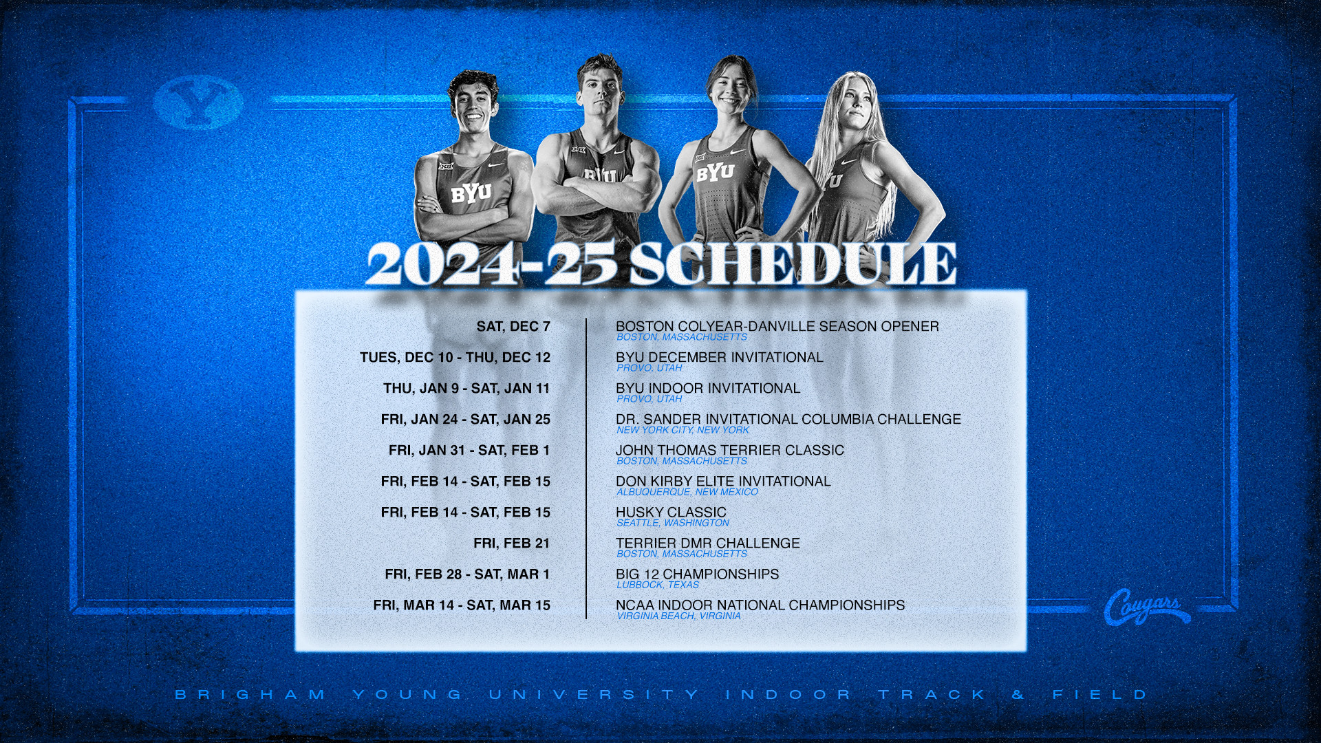 Women's track & field 2025 indoor season preview - BYU Athletics ...