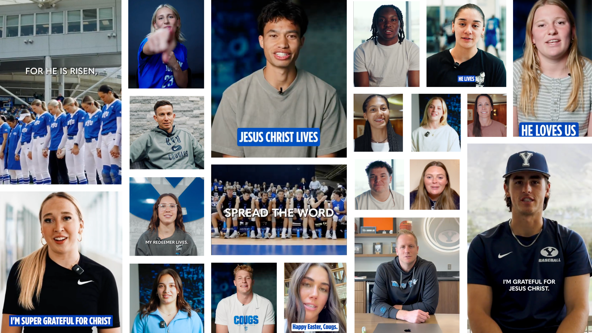 BYU Athletics Wishes You a Happy Easter with Christ-Centered Messages ...