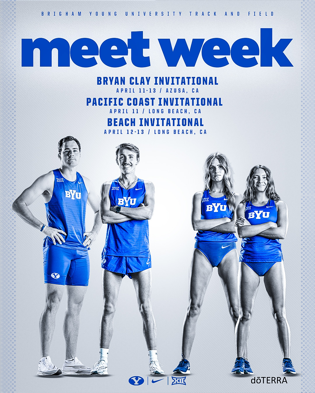 Cougars travel to California for Bryan Clay, Pacific Coast and Beach ...