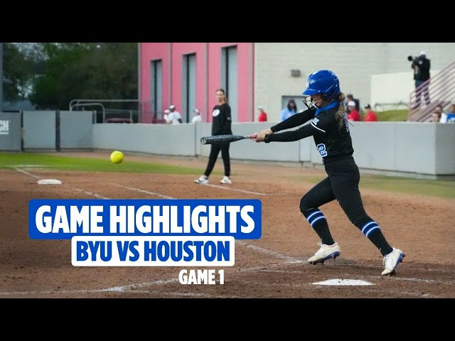 BYU Softball vs Houston - Game 1 | Full Game Highlights (2025) - BYU ...