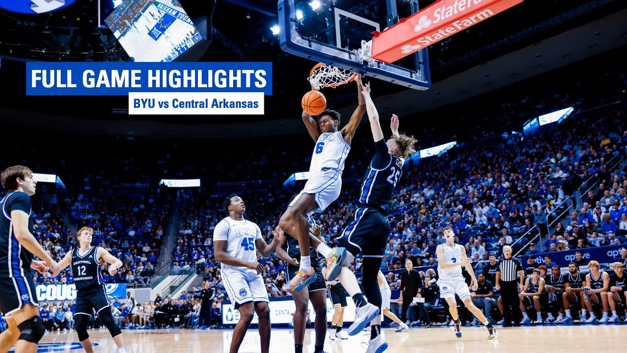 BYU Basketball vs Central Arkansas || FULL GAME HIGHLIGHTS || November ...