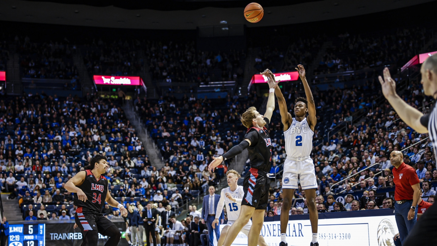 BYU takes down LMU 89-61 in wire-to-wire victory - BYU Athletics ...