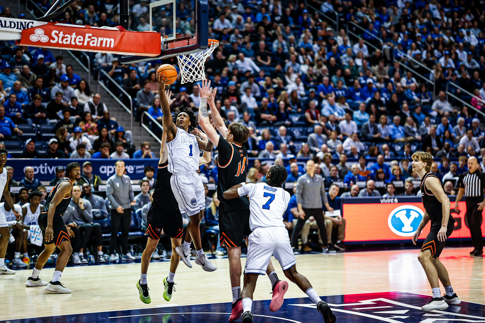No. 10 BYU rides trio of 20-point performances to win over Pacific ...