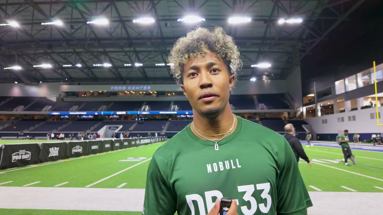 Jakob Robinson | Media Availability | Big 12 NFL Pro Day | March 20 ...