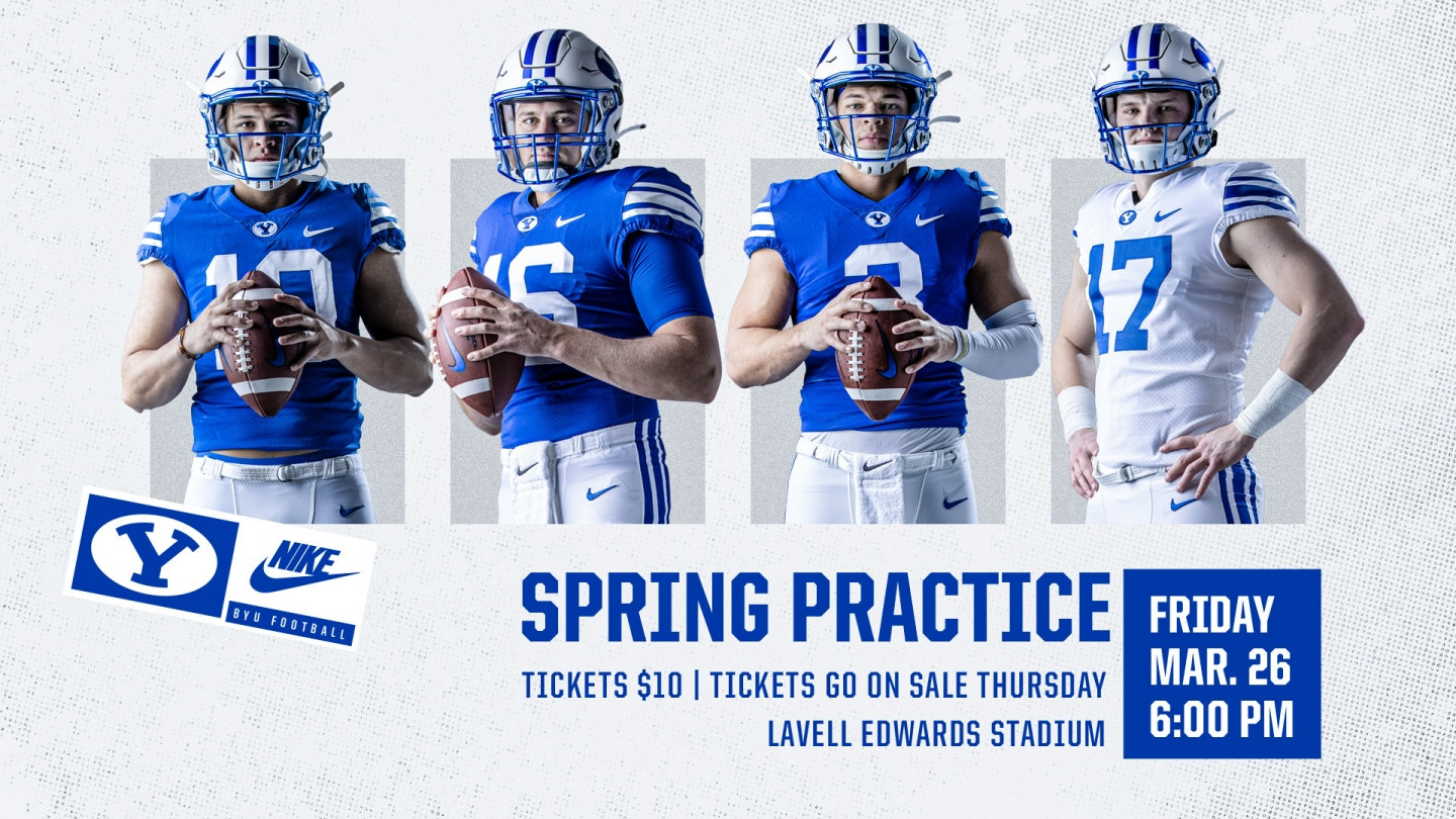 BYU football to conclude spring with public practice March 26 - BYU ...