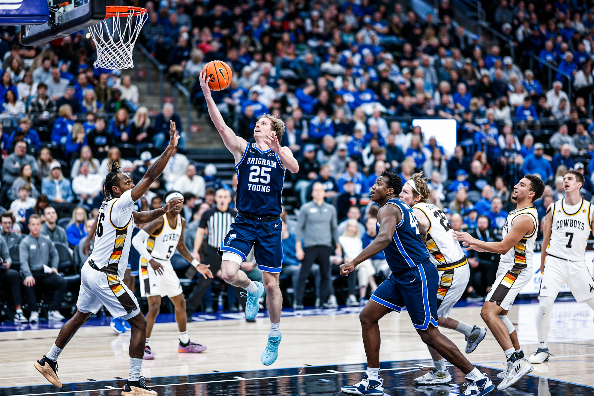 Mag, Baker spark BYU in 68-49 win over Wyoming at Delta Center - BYU ...