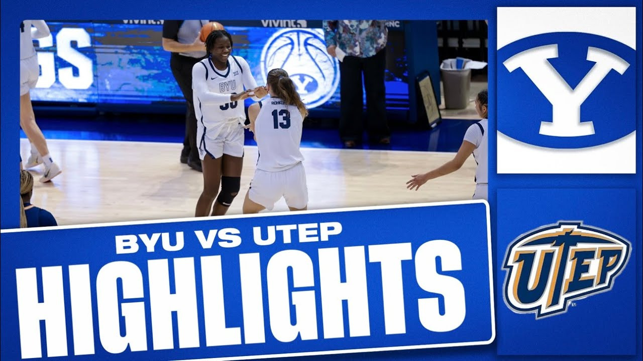 BYU Women's Basketball vs UTEP || Full Game Highlights (2025) - BYU ...
