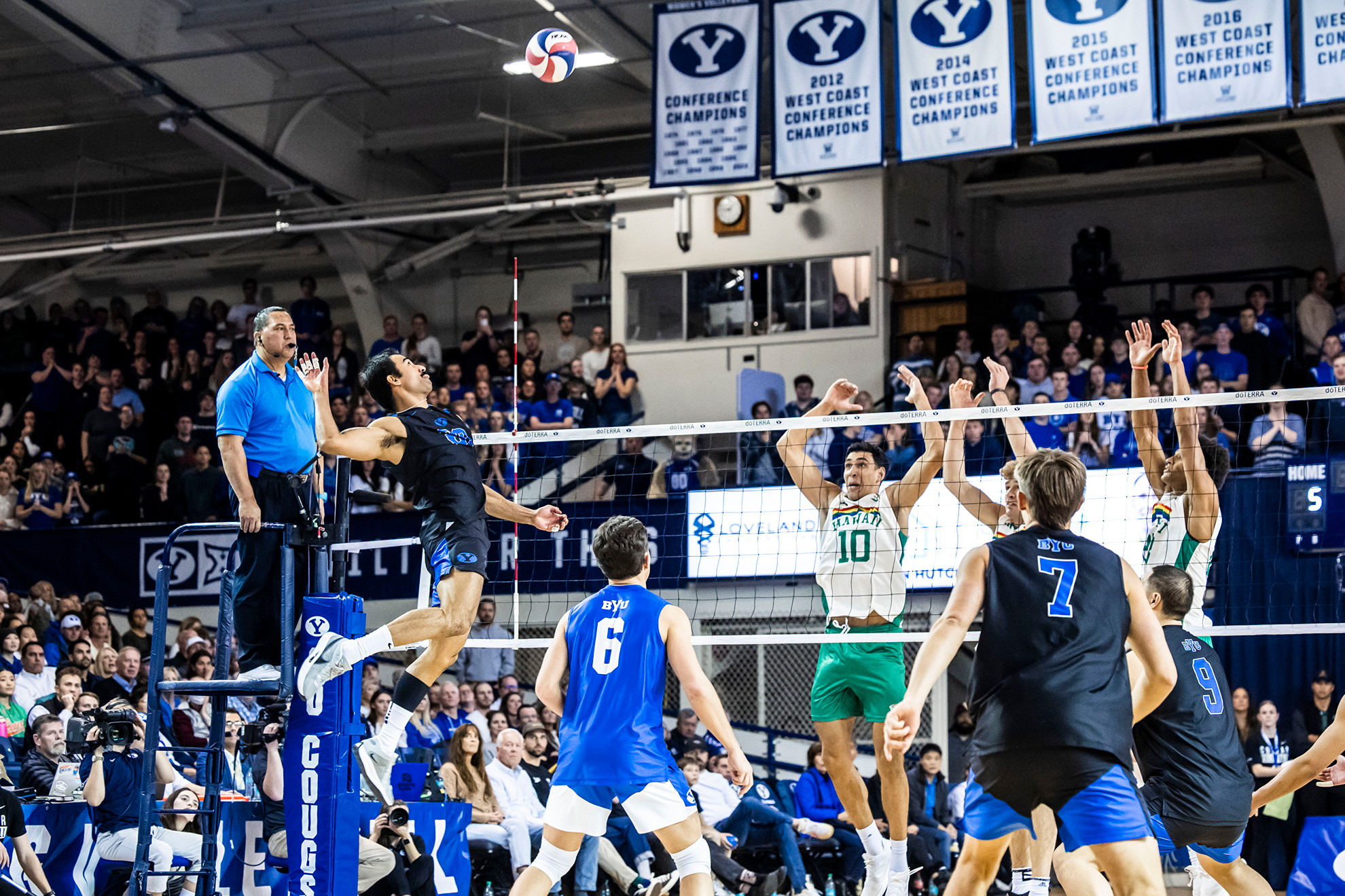 No. 5 BYU falls 3-2 to No. 4 Hawaii through eight match points in the fifth set - BYU Athletics ...