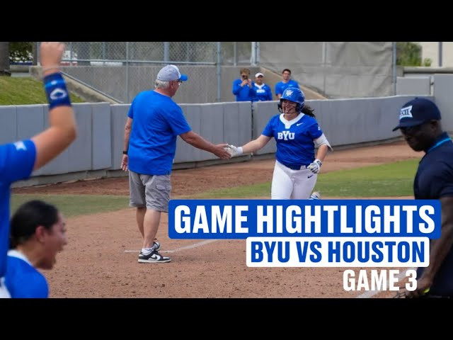 GAME 3 HIGHLIGHTS | BYU VS HOUSTON - BYU Athletics - Official Athletics ...