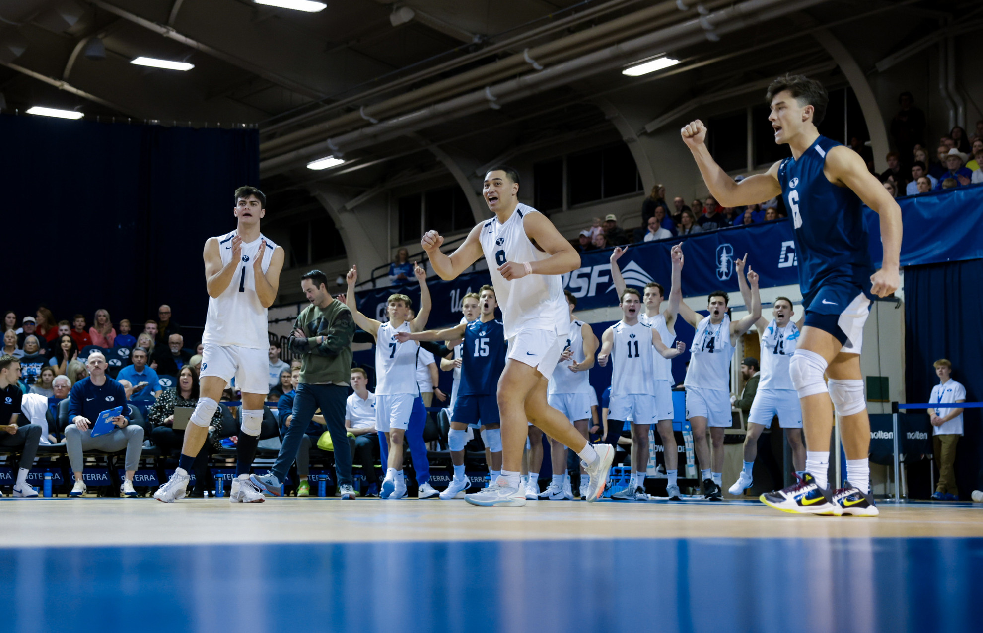 Tufuga leads No. 6 Cougars in sweep over No. 15 UCSB - BYU Athletics ...