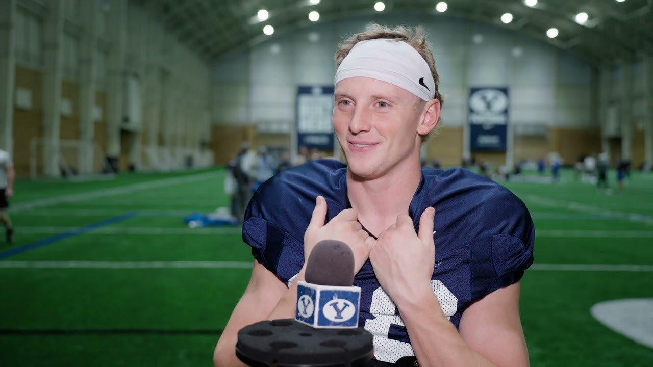 Tanner Wall | BYU Football | Media Availability | Kansas | November 12 ...