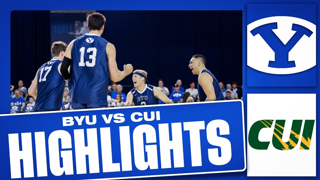 BYU Men's Volleyball vs Concordia-Irvine - Game 1 || Full Game ...