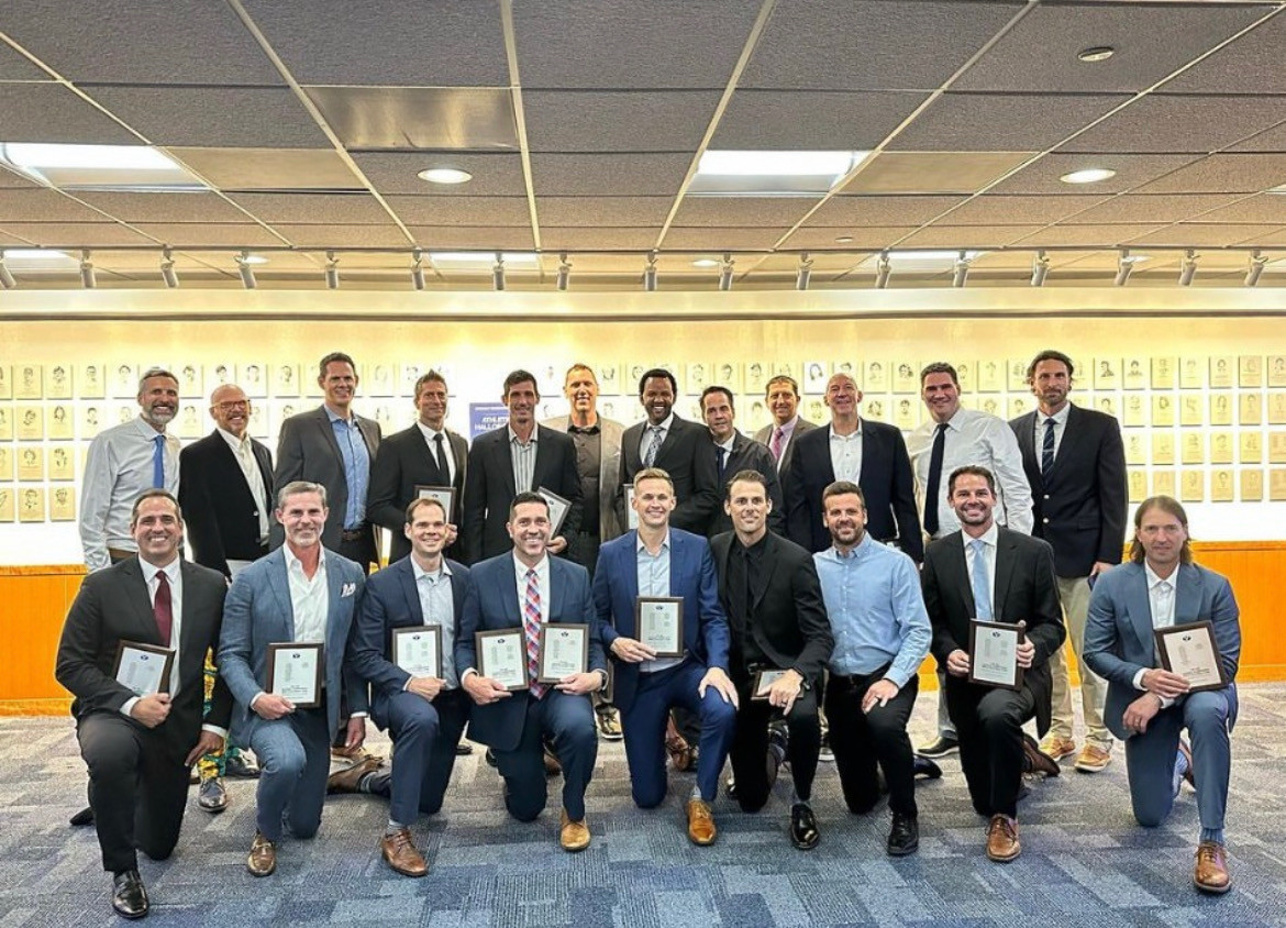 BYU men's volleyball National Championship teams inducted in the BYU ...